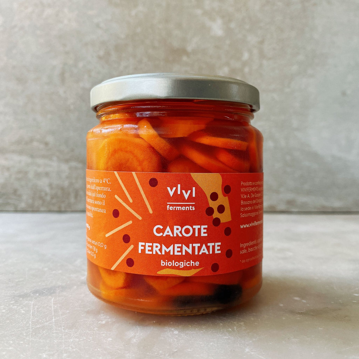 CAROTE FERMENTATE biologiche – VIVI ferments